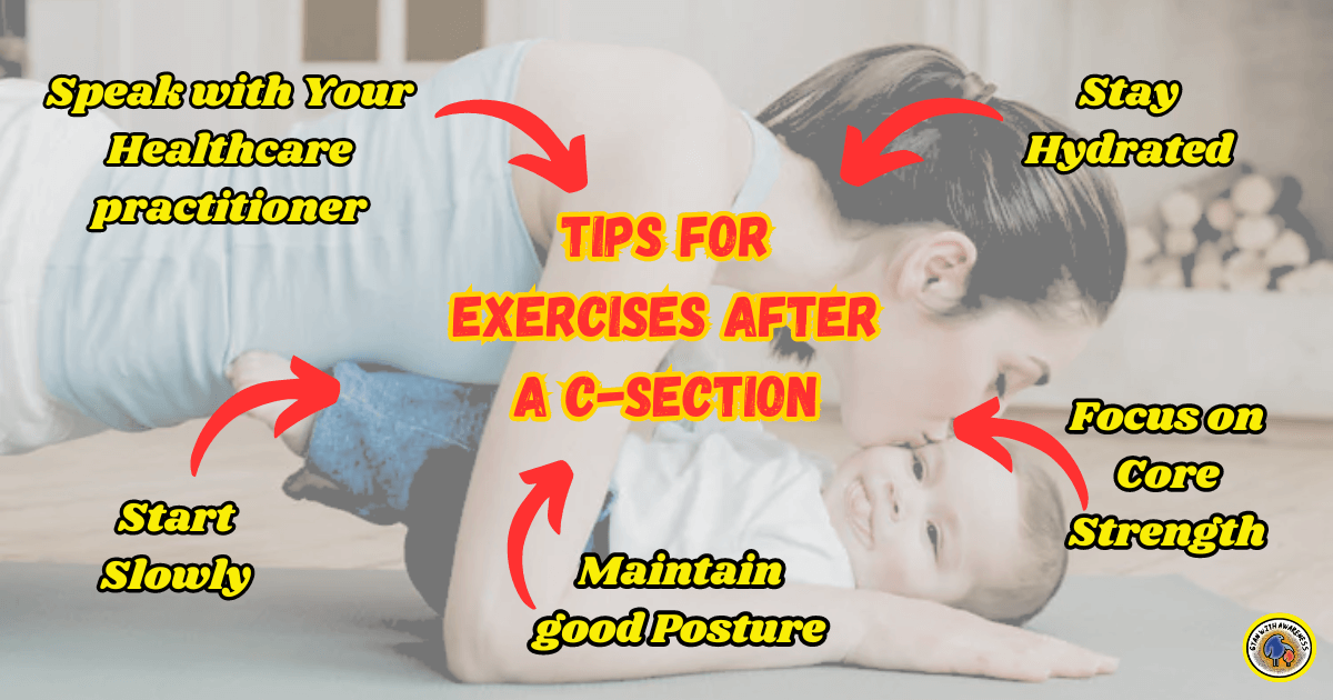 Navigating 11 Best Exercises After A C-Section: Fit Mama Chronicles